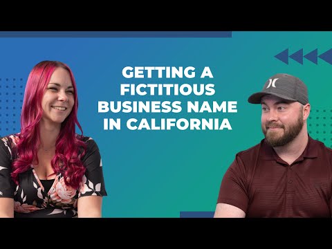 Getting a Fictitious Business Name in California