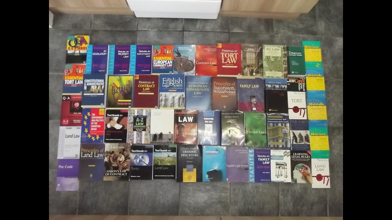 Collection of 50 Top-Class Law Books For Sale (Worth Over £850 New RRP) For Just £95.00