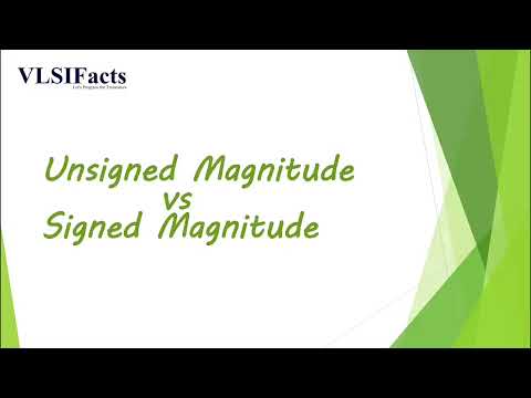 Unsigned Magnitude vs Signed Magnitude Representation