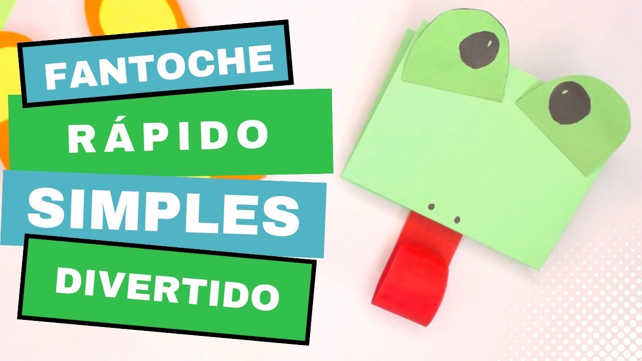 FANTOCHE DE SAPO - Faça você mesmo