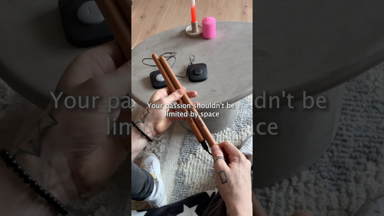 Are These Sticks the Future of Drumming? 😳🔥 #aeroband #pocketdrum #drums