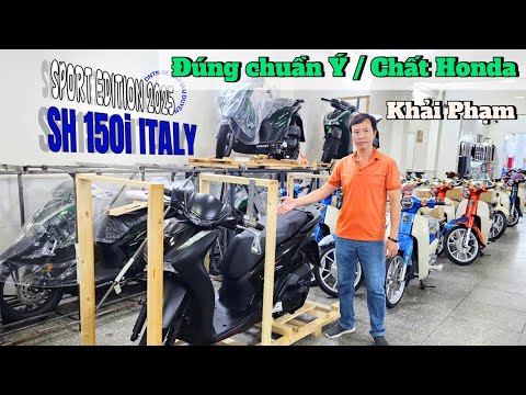 Mẫu SH 150i Sport từ Ý nguyên bản ĐẸP và ĐÚNG CHẤT Honda Italia tại CH Mai Duyên. Khải Phạm #sh #150