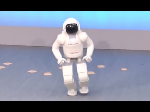 Robot ASIMO HOPS on One Leg! Superb Balance Technology