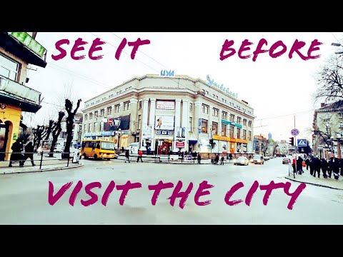 Ternopil city in UKRAINE 2020