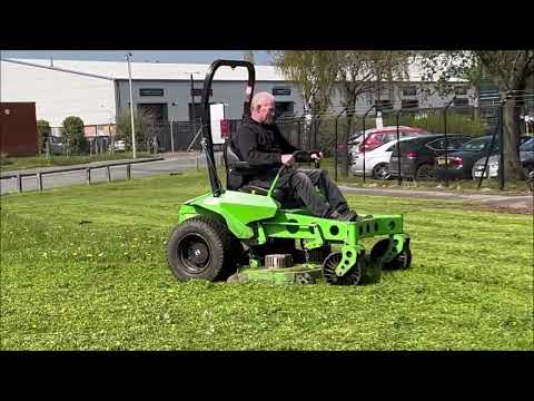 Mean Green battery powered zero turn mower the Rival 52", also available in 60" and 74" deck sizes