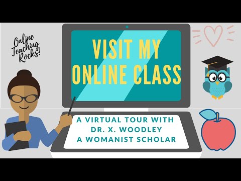 Take a Tour of My Online Canvas Course with Dr. Xeturah Woodley