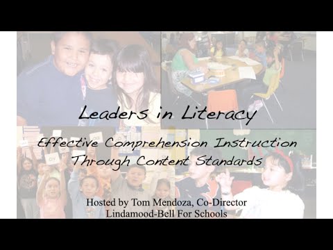 Effective Comprehension Instruction Through Standards - Leaders in Literacy | Lindamood-Bell Schools