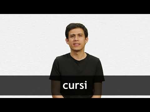 English Translation of “CURSI” | Collins Spanish-English Dictionary