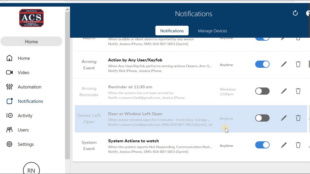Alarm.com Basic Tutorial