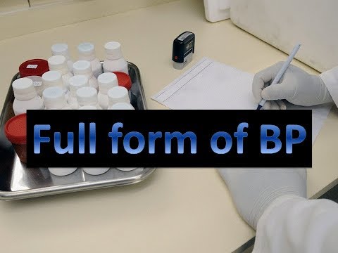 Full form of BP