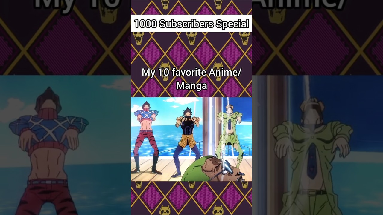 My Top 10 Favorite Anime of all time (1000 Subscribers Special) #anime