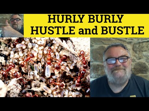 🔵 Hurly Burly - Hustle and Bustle - Hurly Burly Meaning - Hustle and Bustle Examples - Rhyming