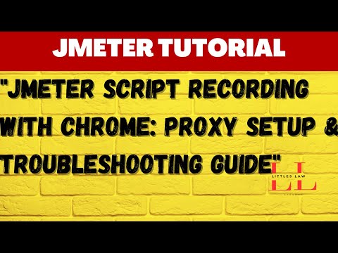 How to Record JMeter Scripts Using Chrome by Configuring Proxy | Step-by-Step Guide #jmeter