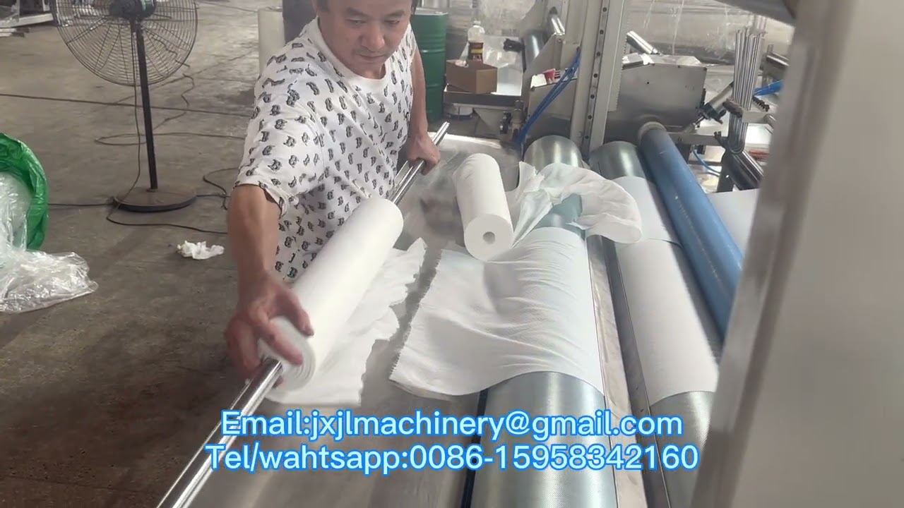 JL-FD1800 Disposable Bed Sheets Rolling Making Machine