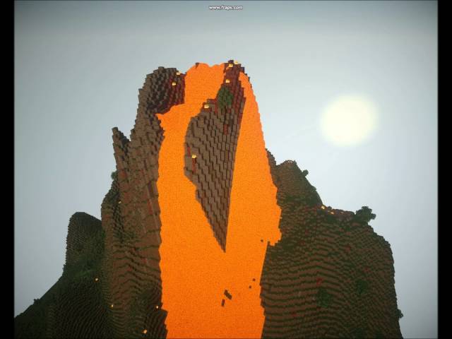 volcano Minecraft Map
