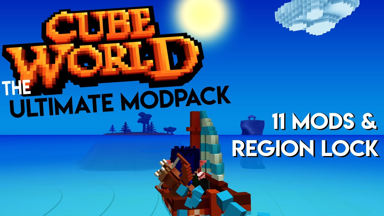 The Cube World Ultimate Modpack! 11 Mods & Region Lock!