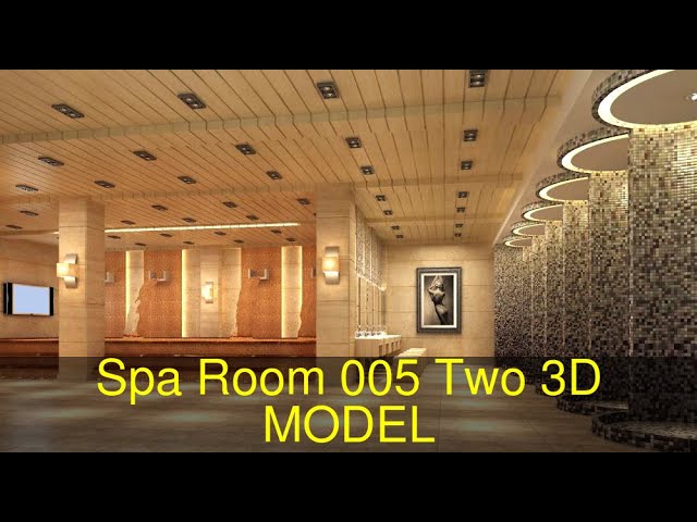 Spa Room 005 Two 3D Model - FlatPyramid