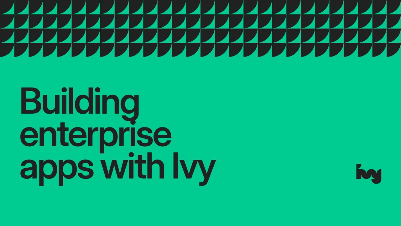 Ivy – AI-First .NET Framework Demo | Build Internal Tools Faster