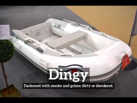 How Does Dingy Look? | What is Dingy? | How to Say Dingy in English?