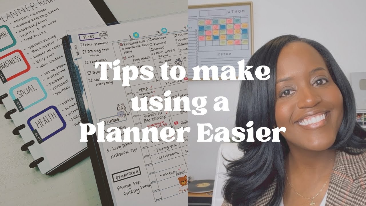 5 Tips For Creating and Using A Custom Planner