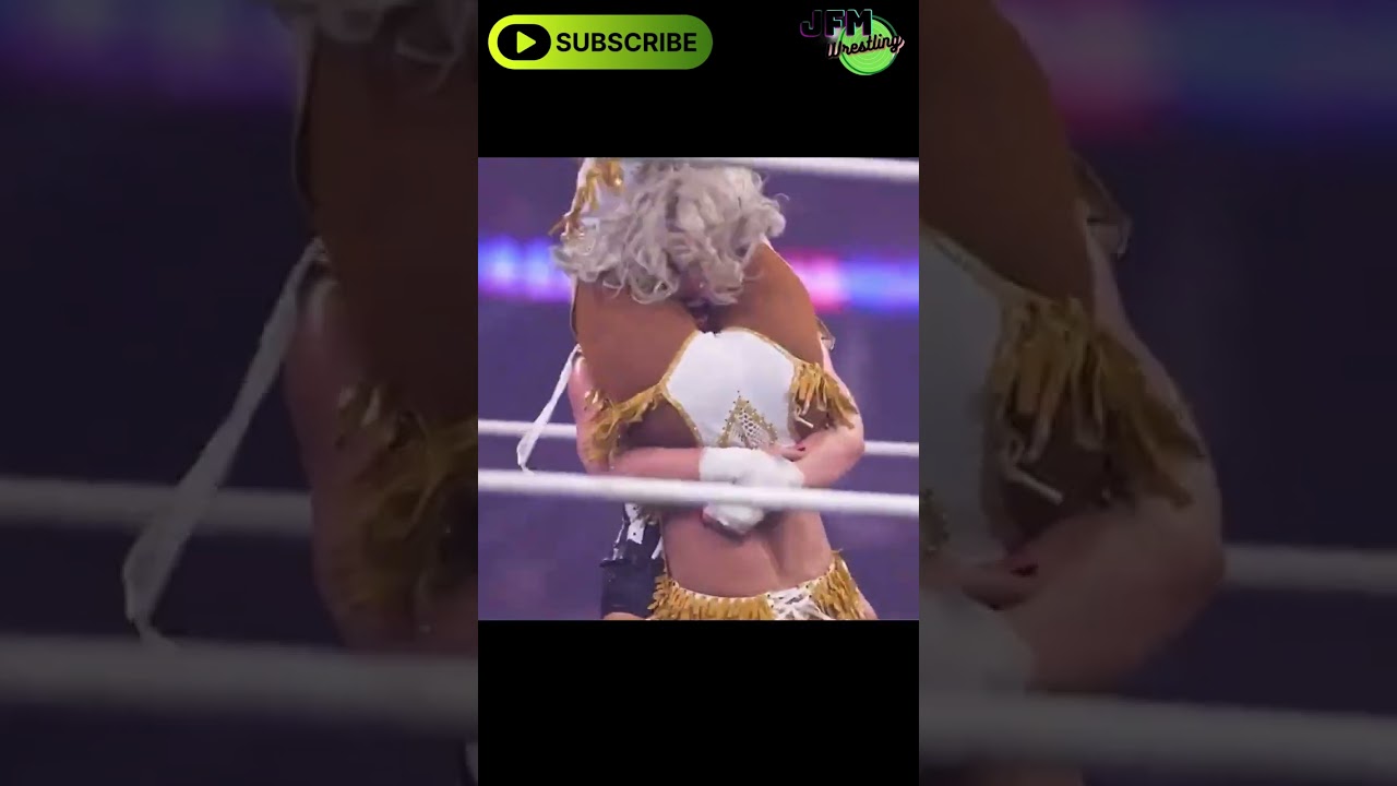 AEW All In Timeless Toni Storm Piledriver on Mercedes Moné