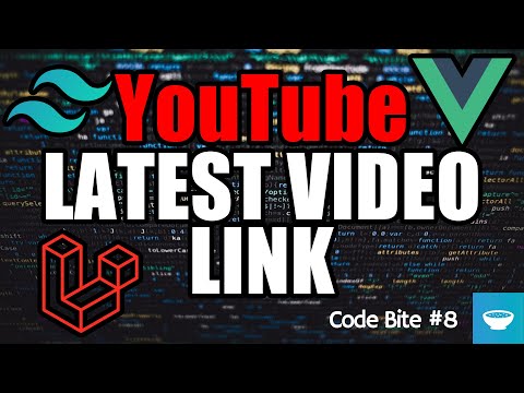 YouTube latest link tool - permanent link to your latest video (Laravel, Vue.js, TailwindCSS)