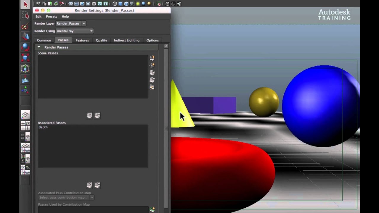 Creating a Maya Z-Depth Pass for Autodesk Smoke 2012