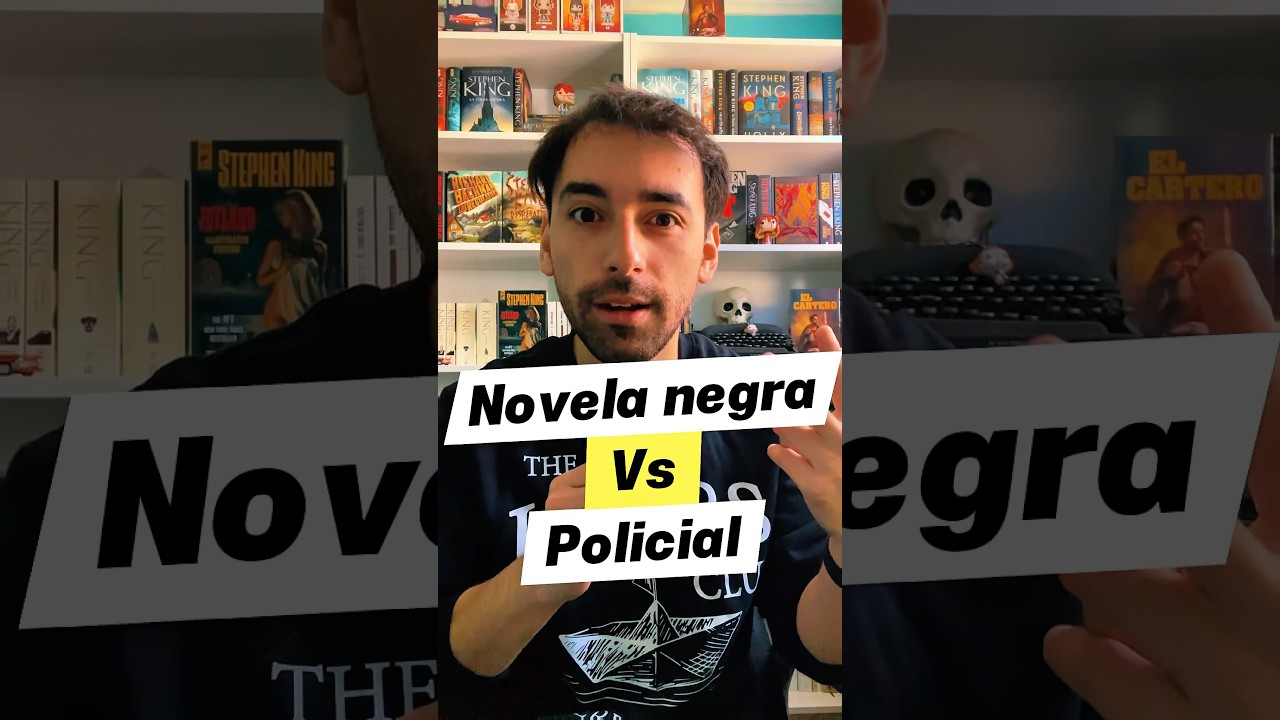 Novela negra vs Policial #libros #terrorymisterio #terror #thriller #novelanegra #stephenking
