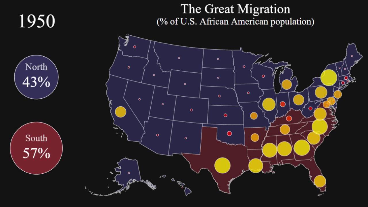 Visualizing the Great Migration