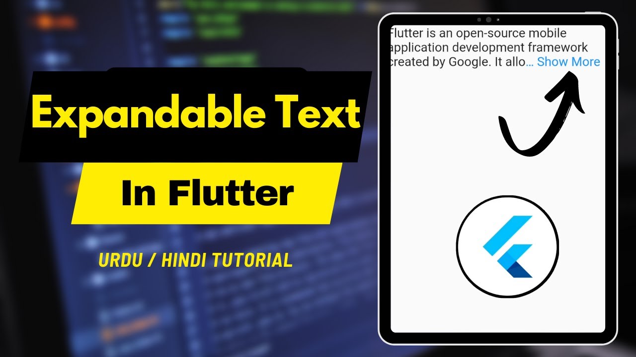 Expandable text in flutter | Expandable text widget in Flutter | flutter widgets #technicalencoder