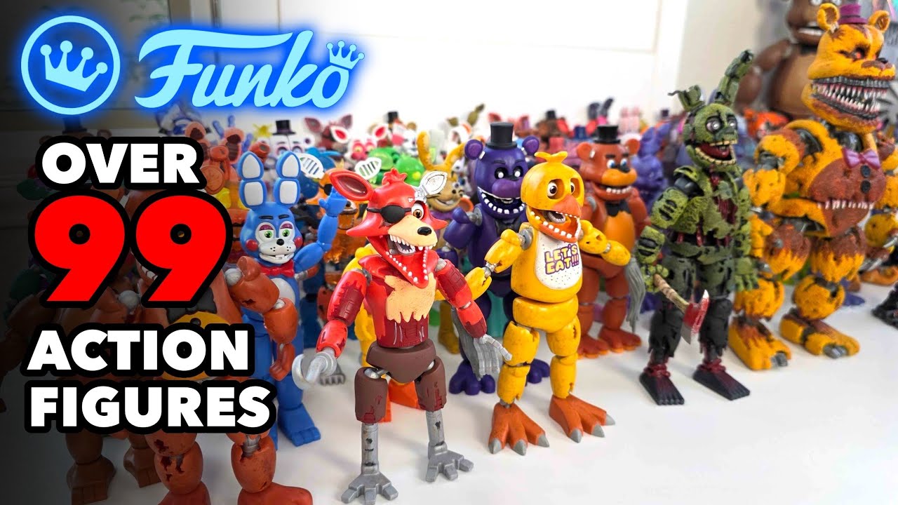 100+ FIVE NIGHTS AT FREDDYS ACTION FIGURE COLLECTION! - 2026 Complete FNAF Collection