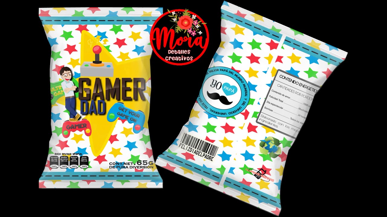 22 CHIPBAGS PARA EL DÍA DEL PADRE,