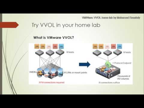 VMWare VVOL: Try it in your home lab – Mo's Notes