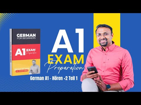 A1 German language Exam | German A1 Goethe - Hören +2 Teil 1 | #deutschmitsajin