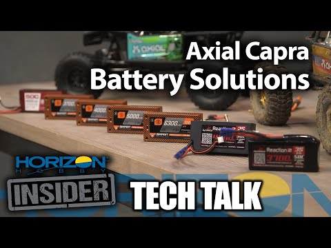Horizon Insider Tech Talk: Axial Capra Battery Solutions!