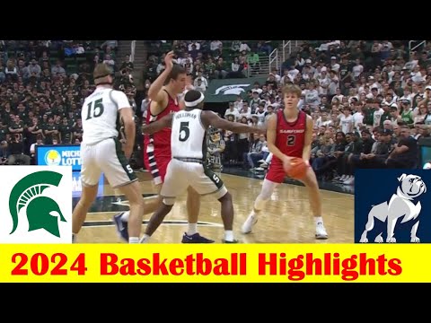Samford vs Michigan State Basketball Game Highlights 11 19 2024
