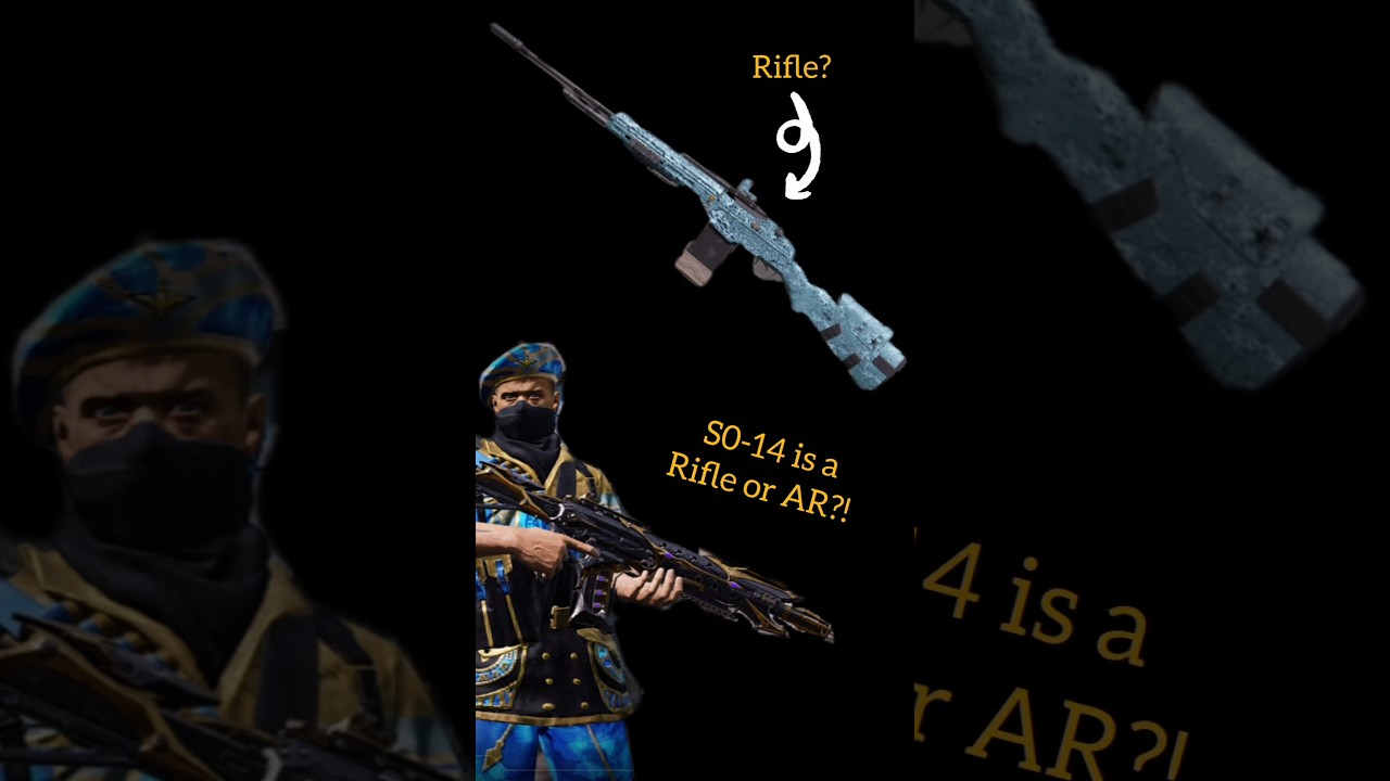 S0-14 is a rifle?!!,🤯 #callofduty#cod#funny#warzone#codmemes#gameplay#codmobile#gaming#codm#sniper