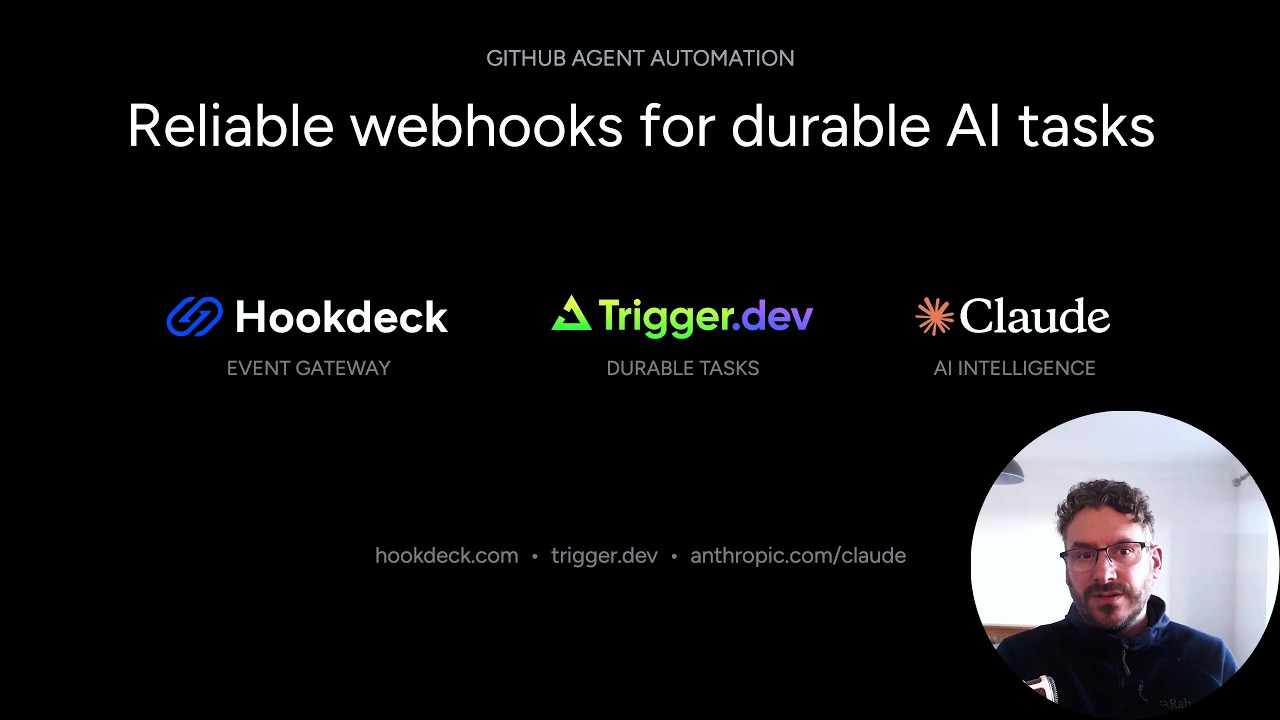 GitHub Agent Automation with Hookdeck + Trigger.dev + Claude