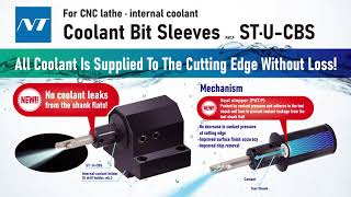 For CNC lathe · internal coolant Coolant Bit Sleeves｜NT Tool ...