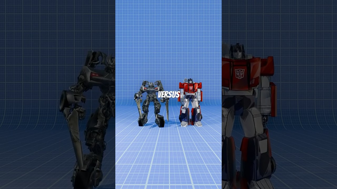 Transformers comparison - Sideswipe MOVIE vs Sideswipe G1