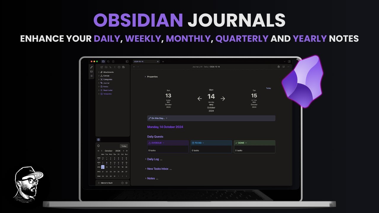 Obsidian Journals - The Best Plugin for Daily Notes