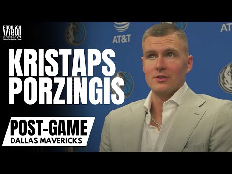 Kristaps Porzingis on Luka Doncic vs. Steph Curry Battle, Mavs Win vs. GSW & Minutes Rhythm
