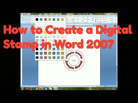how to create a digital stamp|electronic stamp|company stamp in ...