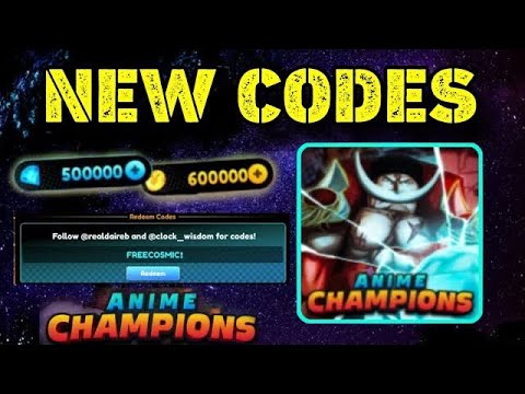 ???? NEW ALL WORKING CODES FOR ANIME CHAMPIONS SIMULATOR | ANIME CHAMPIONS SIMULATOR CODES