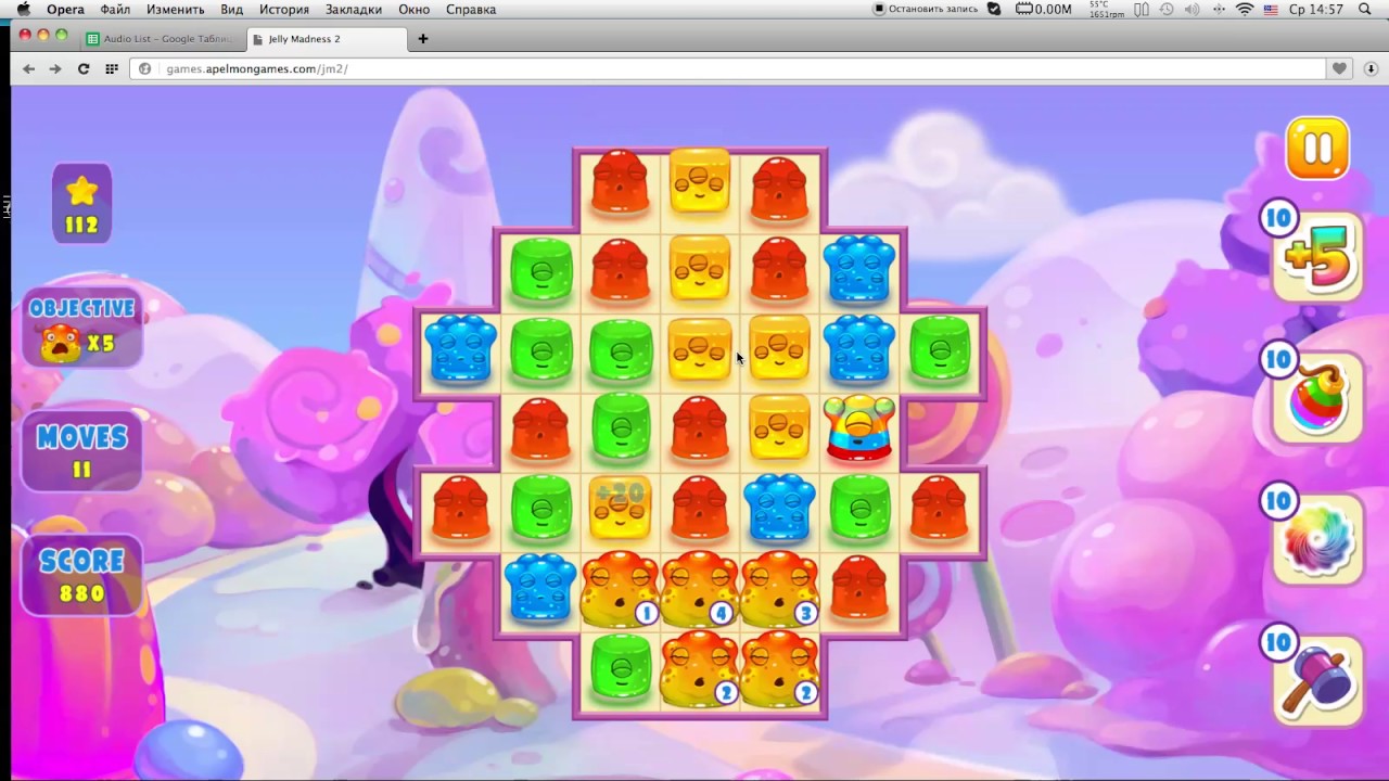 Jelly Madness 2 - additional sfx and music