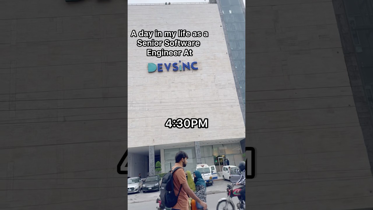 A Day In Life Of A Senior Software Engineer At Devsinc #softwareengineering #devsinc #funny