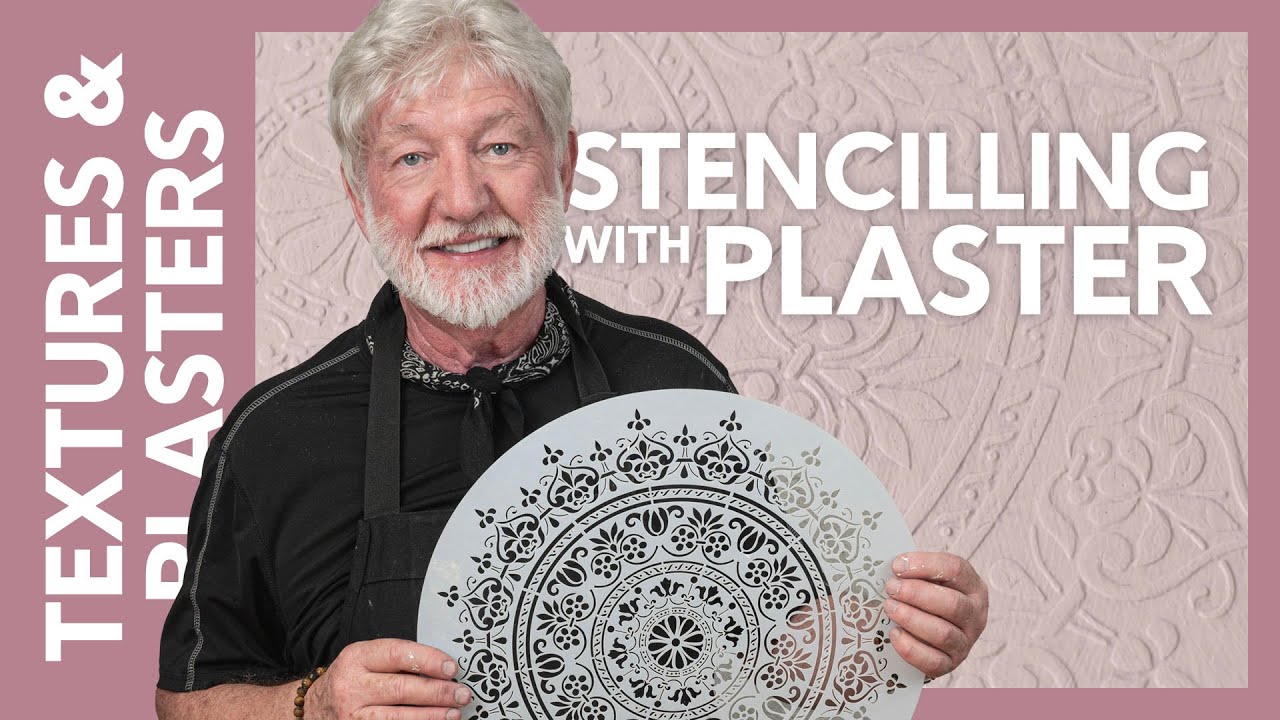 Raised Stencilling Furniture Makeover  |  Decorative Plaster How To