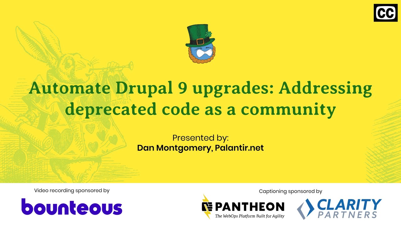 Automate Drupal 9 upgrades: Addressing deprecated code as a community