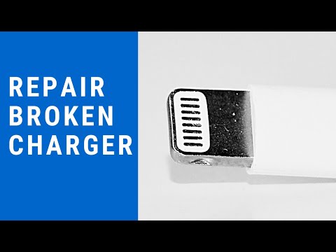 How to fix a broken charging cable #shorts