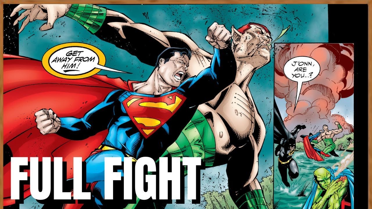 JLA Vs Amazo Full Comic Fight (Grant Morrison JLA)